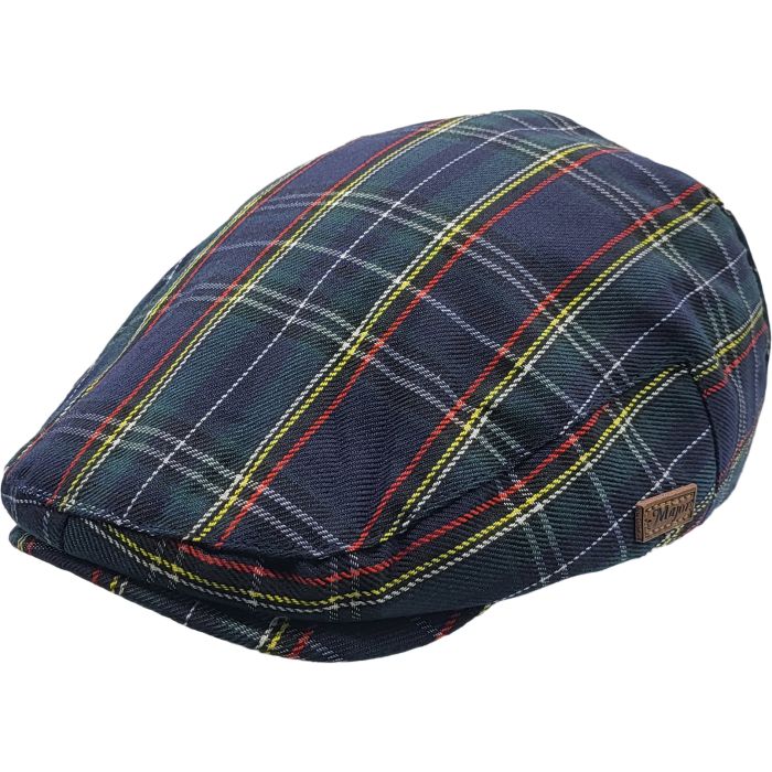 Scottish Tartan Flat Cap