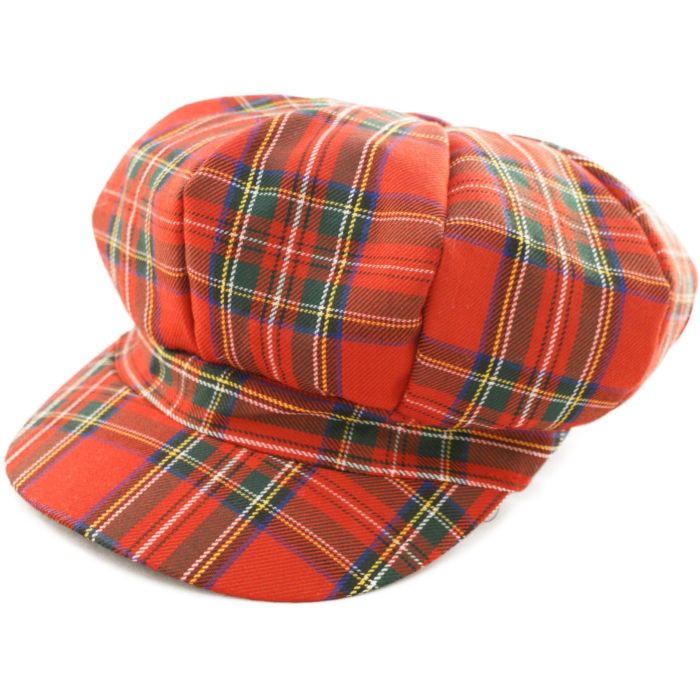 Scottish Tartan Newsboy Cap (12pcs)