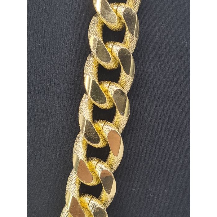 Gold Metal Hip Hop Chain (12Pcs)