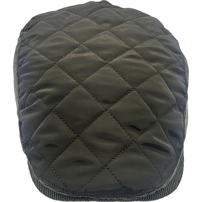 Quilted One Size Flat Cap