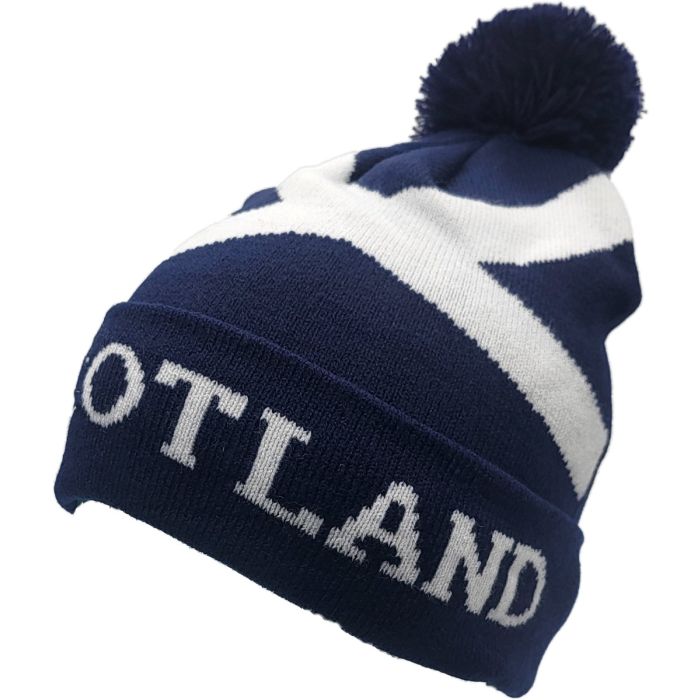 Scotland Pompom Beanie (12Pcs)