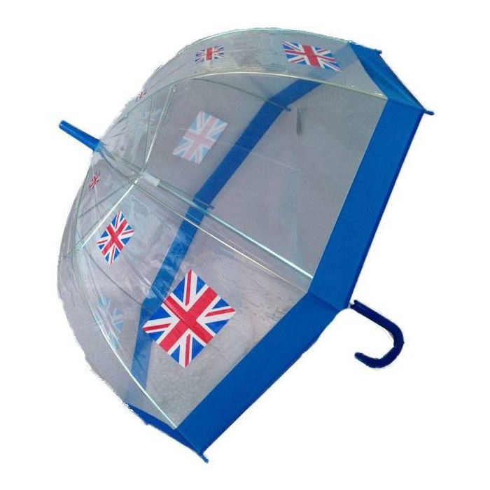 Union Jack Clear Dome Birdcage Umbrella (24pcs) | | EA