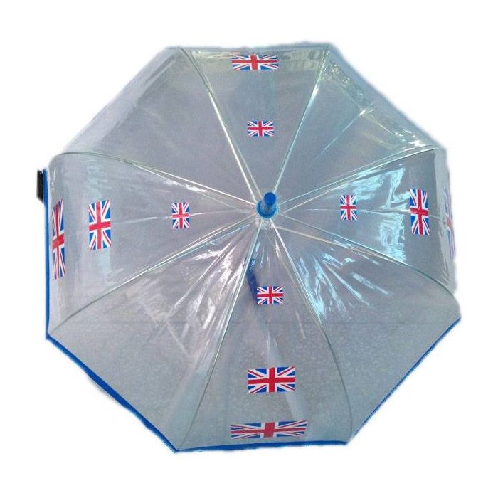 Union Jack Clear Dome Birdcage Umbrella (24pcs) | | EA