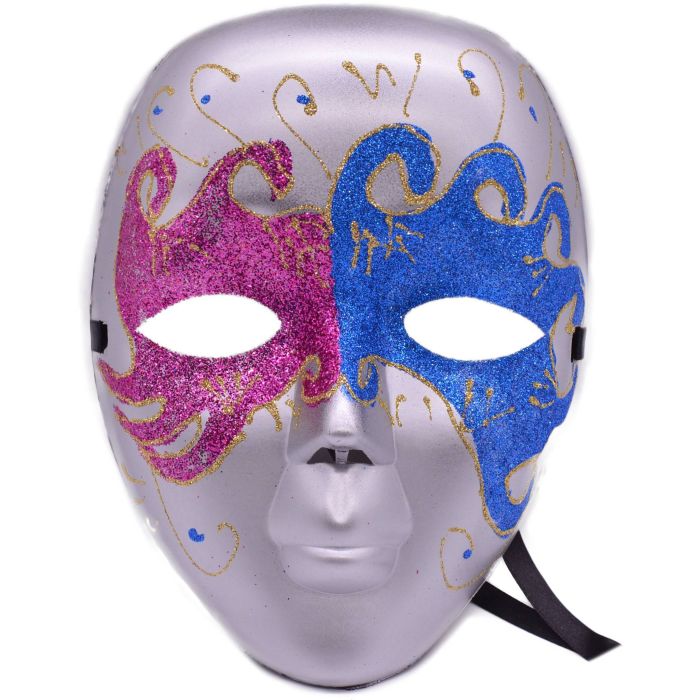 Patterned Full Face Masquerade Mask (12pcs) | | EA