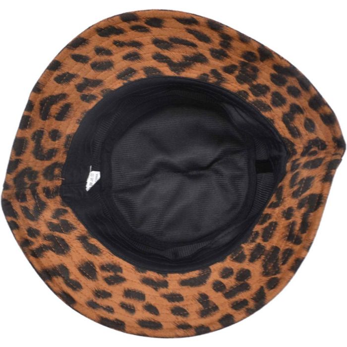 Leopard Cotton Fisherman Bucket Hat (12pcs)