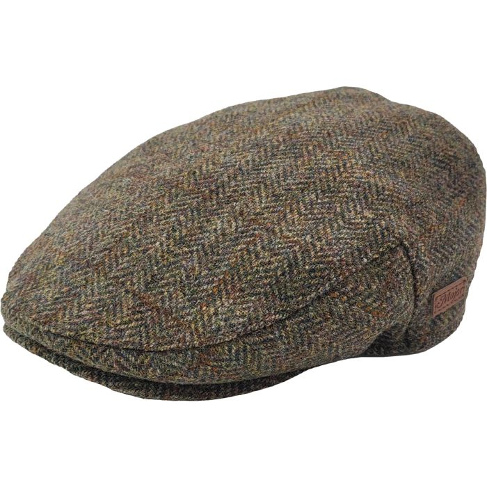 Classic Multi-color Herringbone Flat Cap