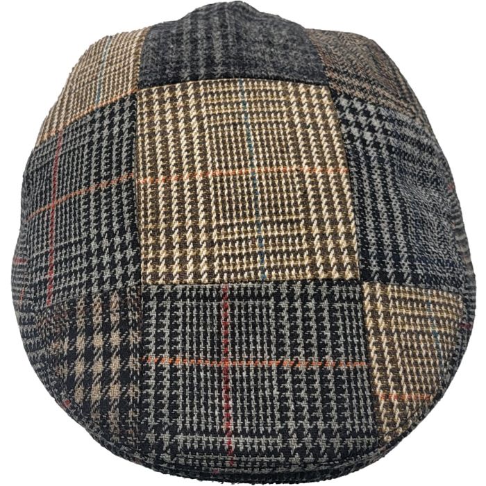 Tweed Patch Flat Cap