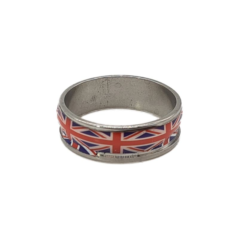 Silver Union Jack Rings (Box-36Pcs)