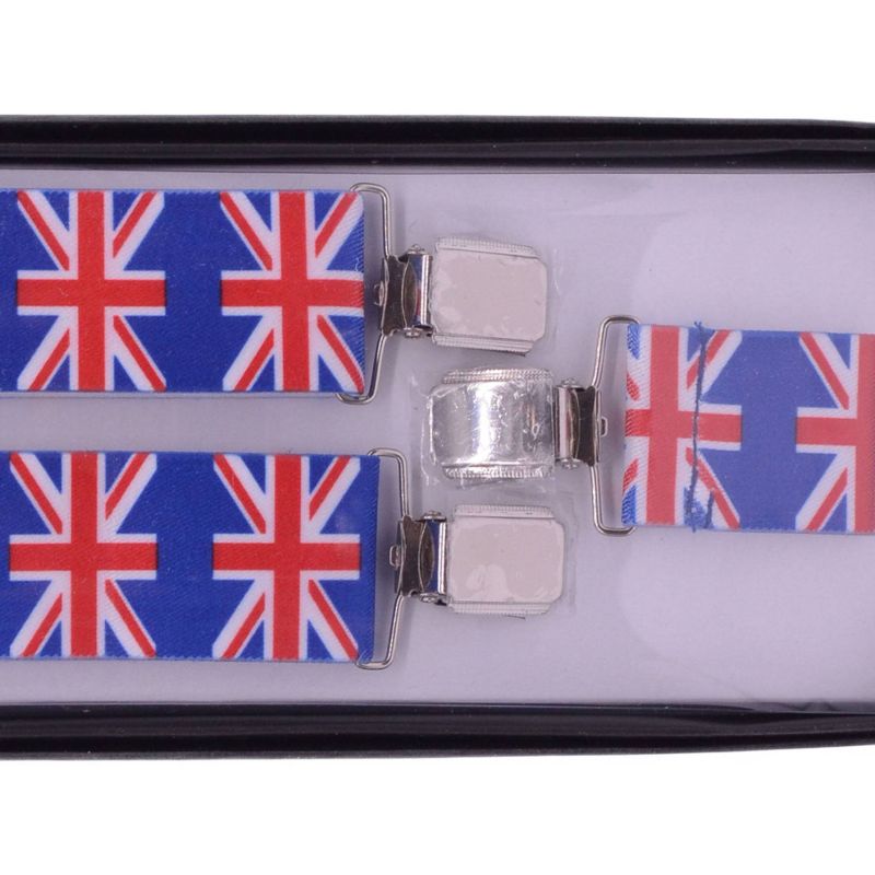 Union Jack 35mm Wide Adjustable Braces / Suspenders (12pcs) | | EA