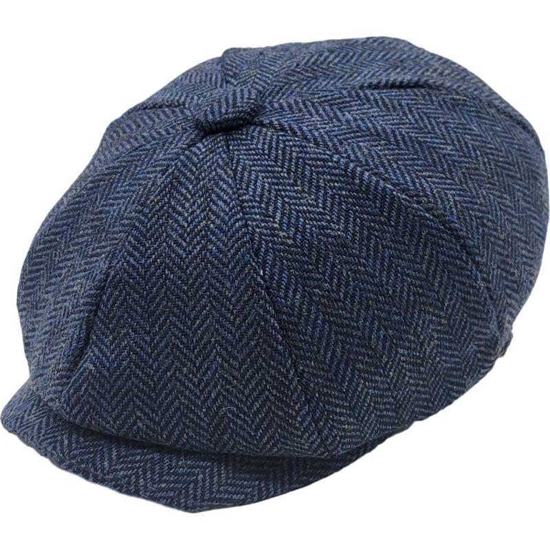 Kids Herringbone Newsboy Caps
