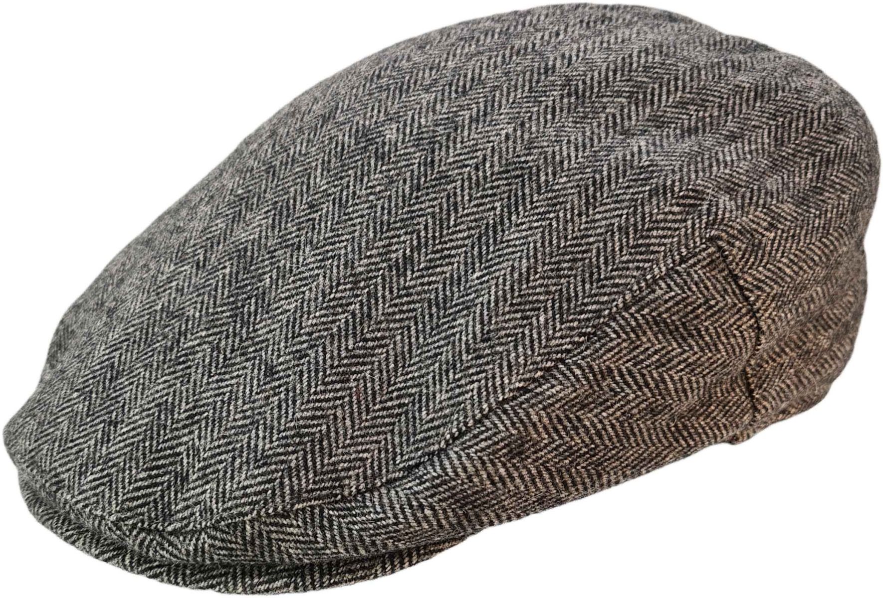 Classic Herringbone Flat Cap