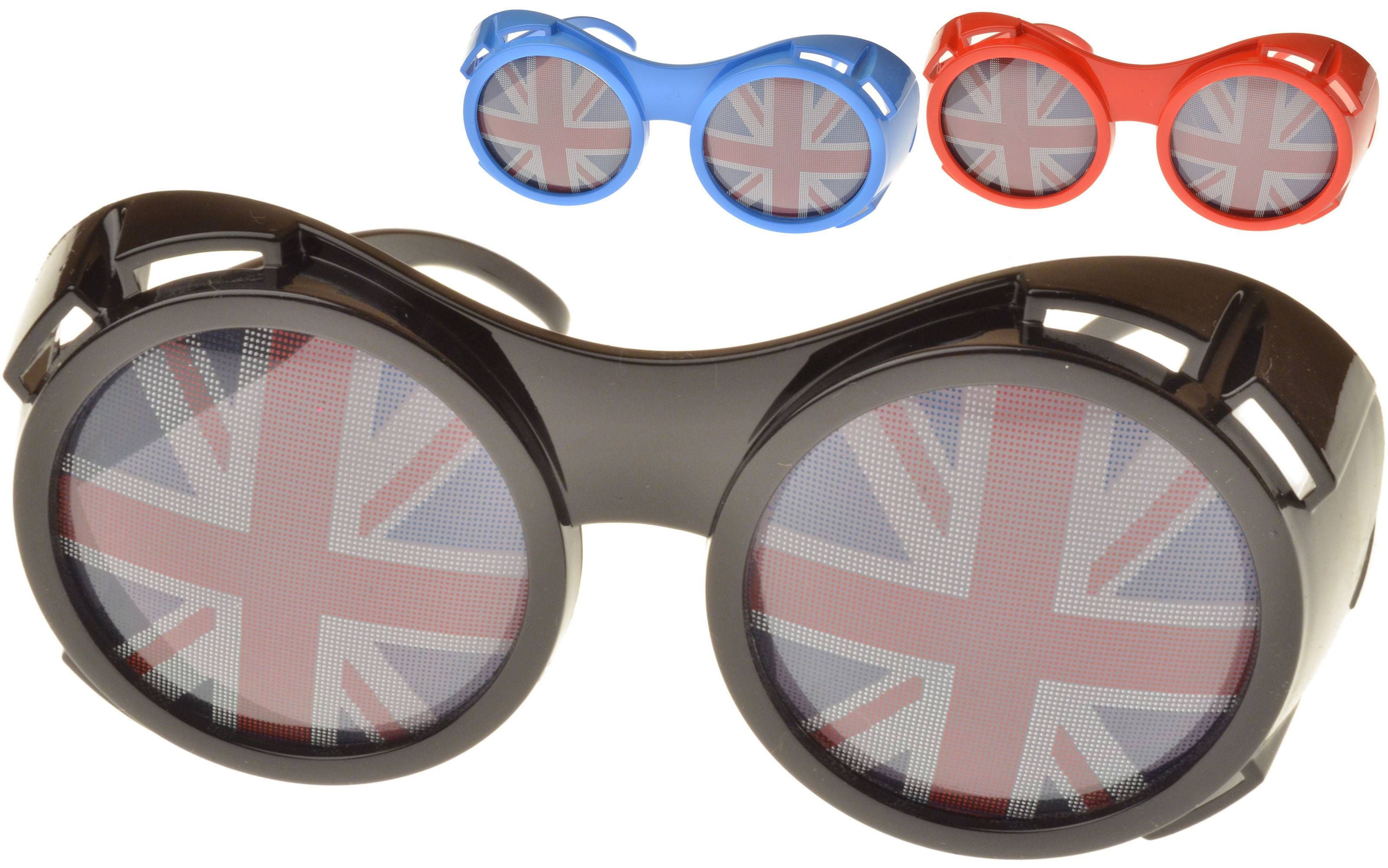 Union Jack Goggle Sunglasses (12pcs) | Union Jack Sunglasses | EA