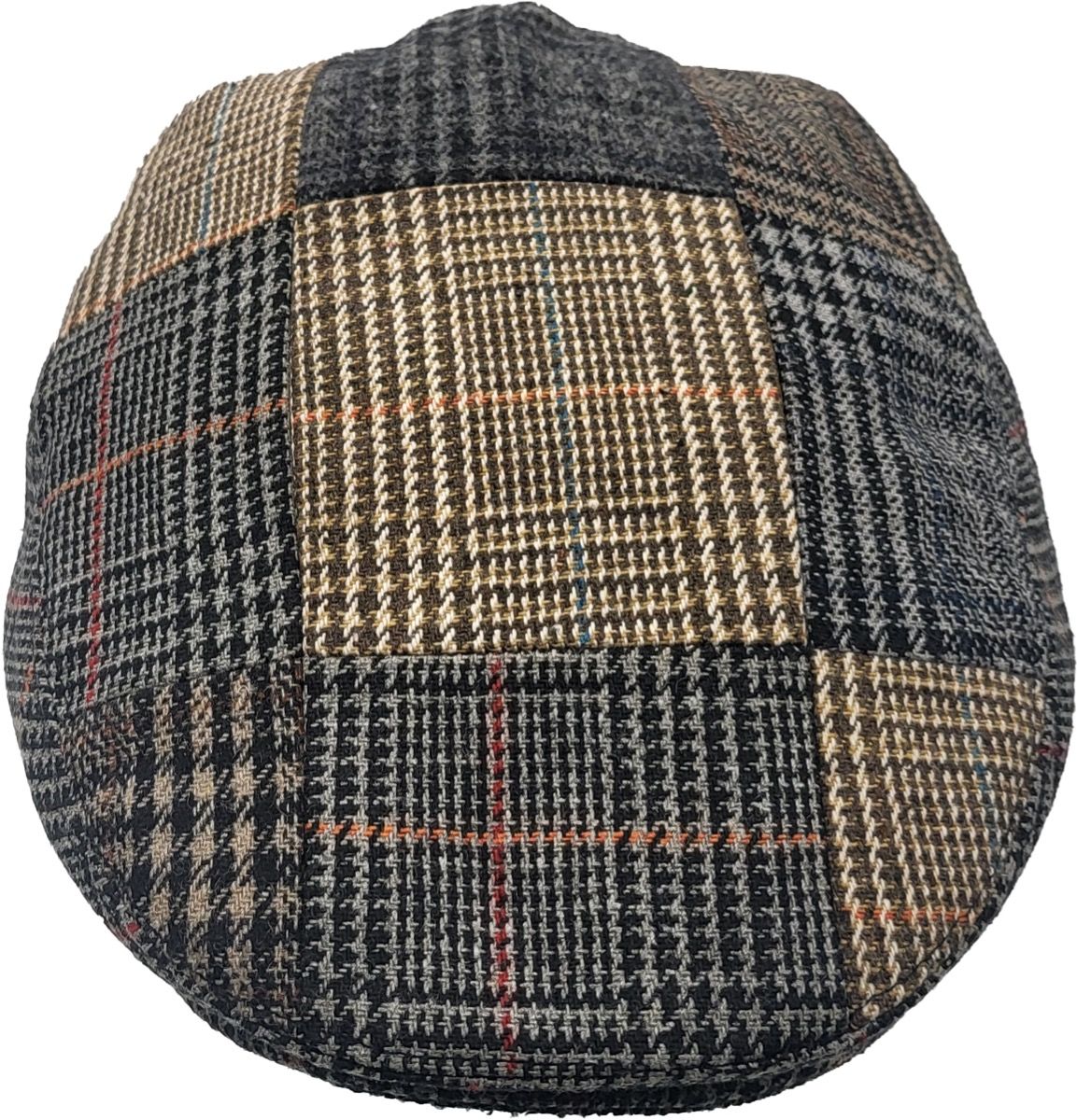 Tweed Patch Flat Cap